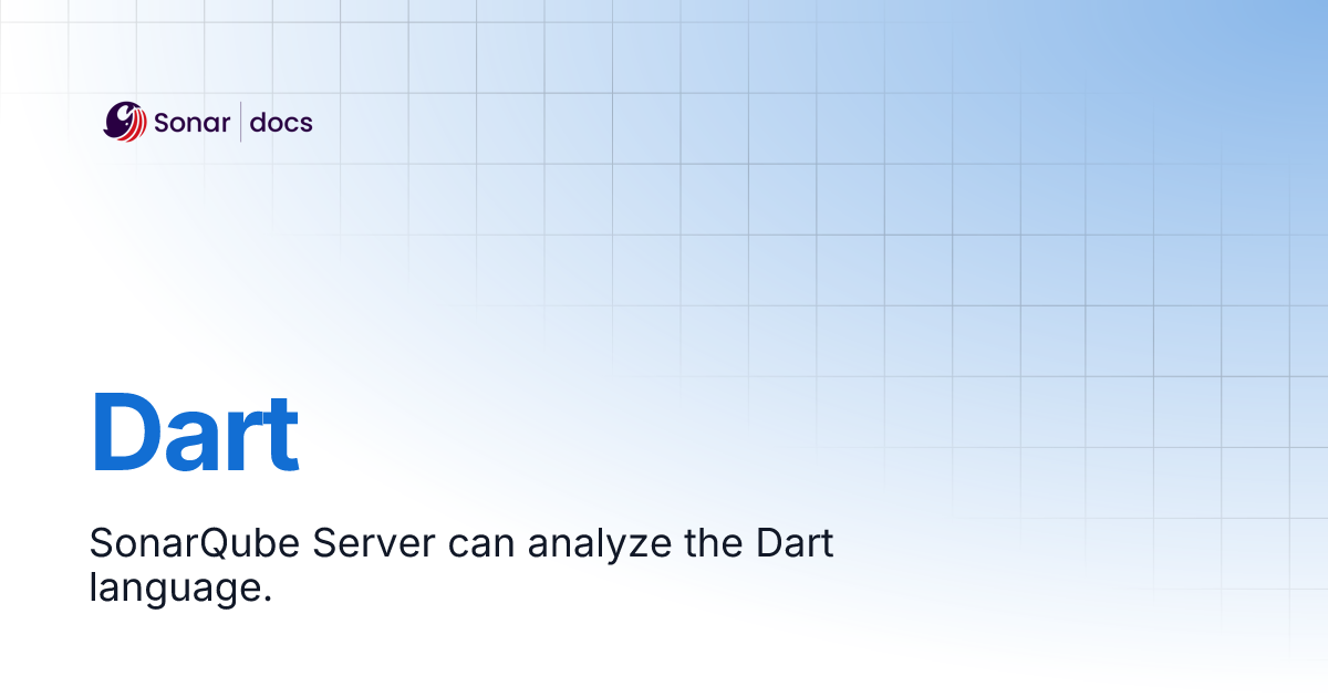 Dart | Sonar Documentation
