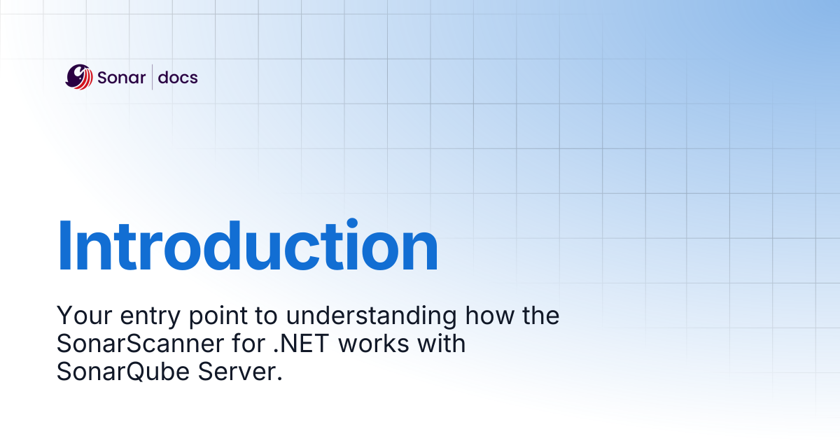 Introduction | SonarQube Server 2025.3 | Sonar Documentation